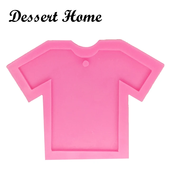 Dy0046 Diy Shiny T-shirt Silicone Mold For Keychains Clothes Epoxy ...