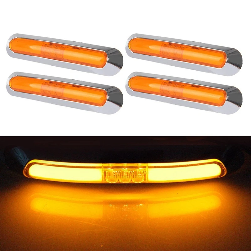 9led Blue/green/white/amber/red Neon Light Side Marker 10-30v ...