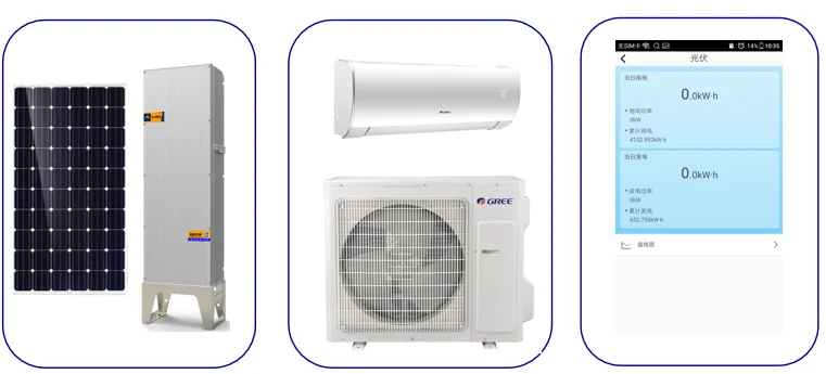 Photovoltaic Air Conditioning VRF System DC-AC VRF Gree Photovoltaic ...