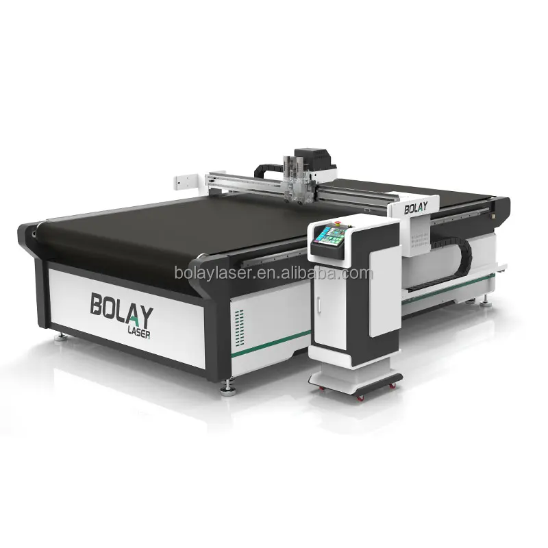 Automatic Cnc Corrugated Cardboard Oscillating Knife Cutting Machine ...