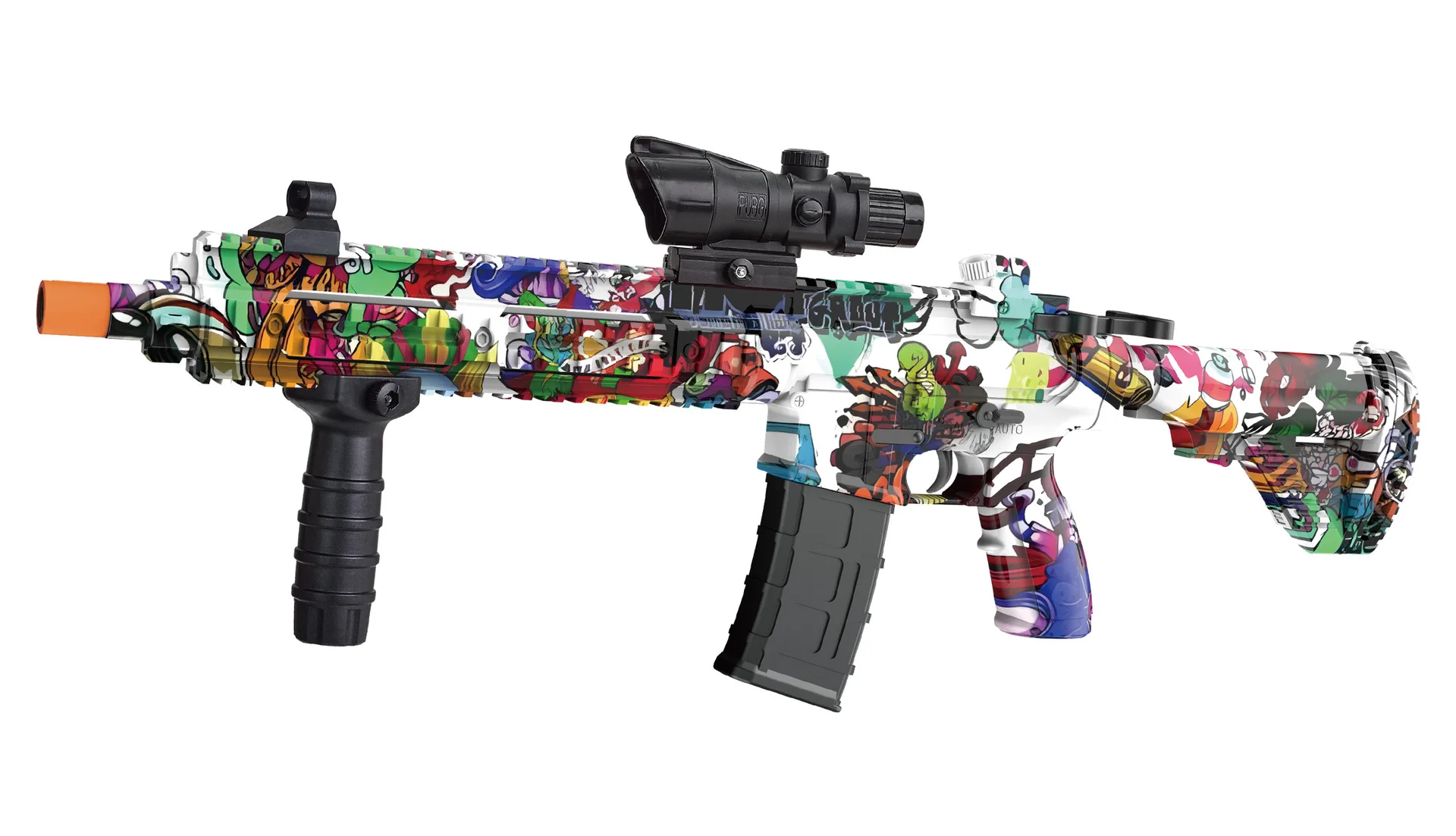 Graffiti Electric Gun Outdoor M416 Splatter Ball Water Condensation ...