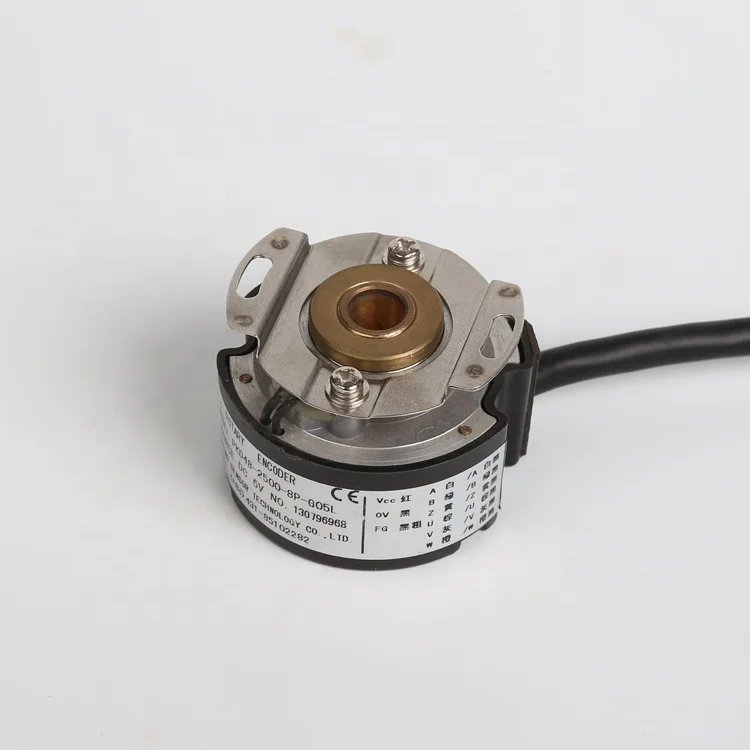 48mm 2500ppr 14 Wires With 8 Poles Uvw Signals Rotary Encoder - Buy 14 ...