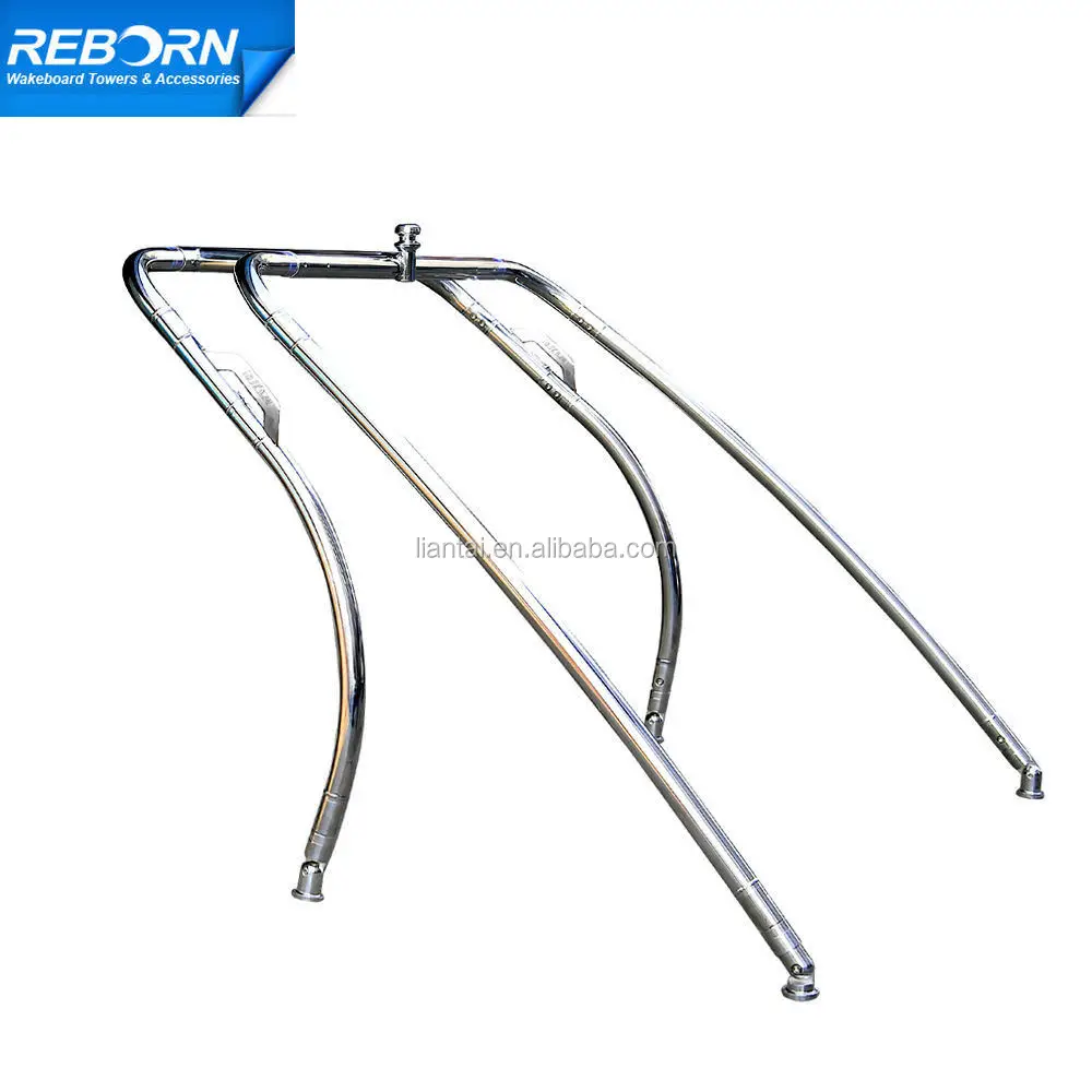 Reborn Aluminium Thrust Forward Facing Boat Wakeboard Tower Shinning ...