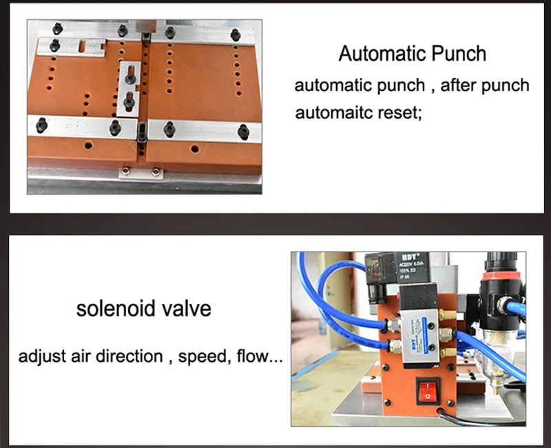 Easy Operate Pneumatic IDC Cable Crimping Machine Flat Ribbon Cable ...