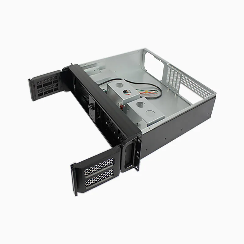 2U Micro ATX Rackmount Server Chassis with 3.5" HDD