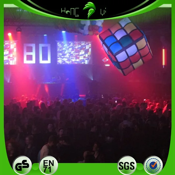 Concert Throwing Inflatable Rubik's Cube Helium Float Balloon - Buy ...
