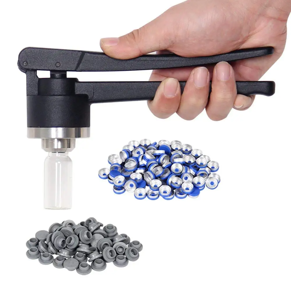 20mm Vial Crimper - Manual Crimping Tool for Glass Vials