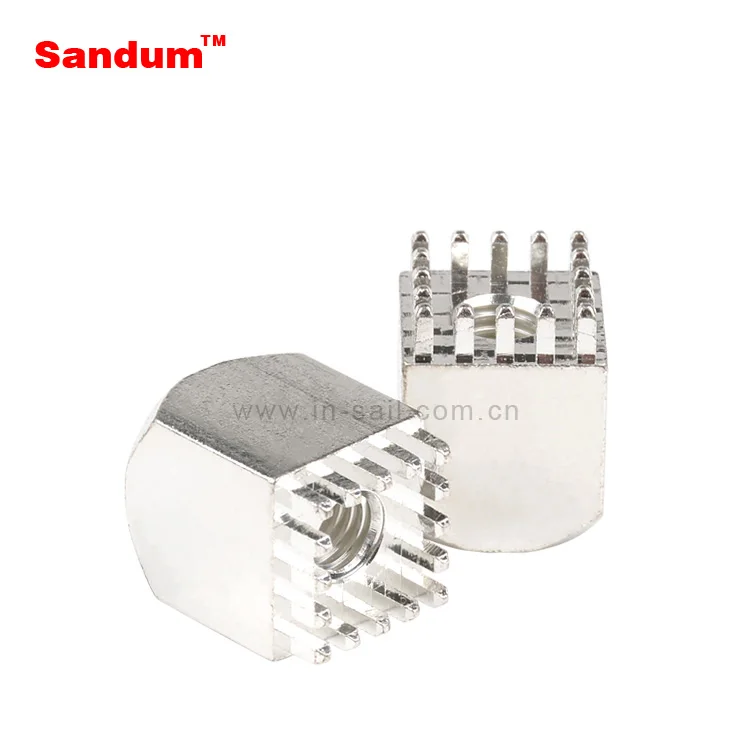 500A High Current PCB Brass Thread Terminal Connection Nut