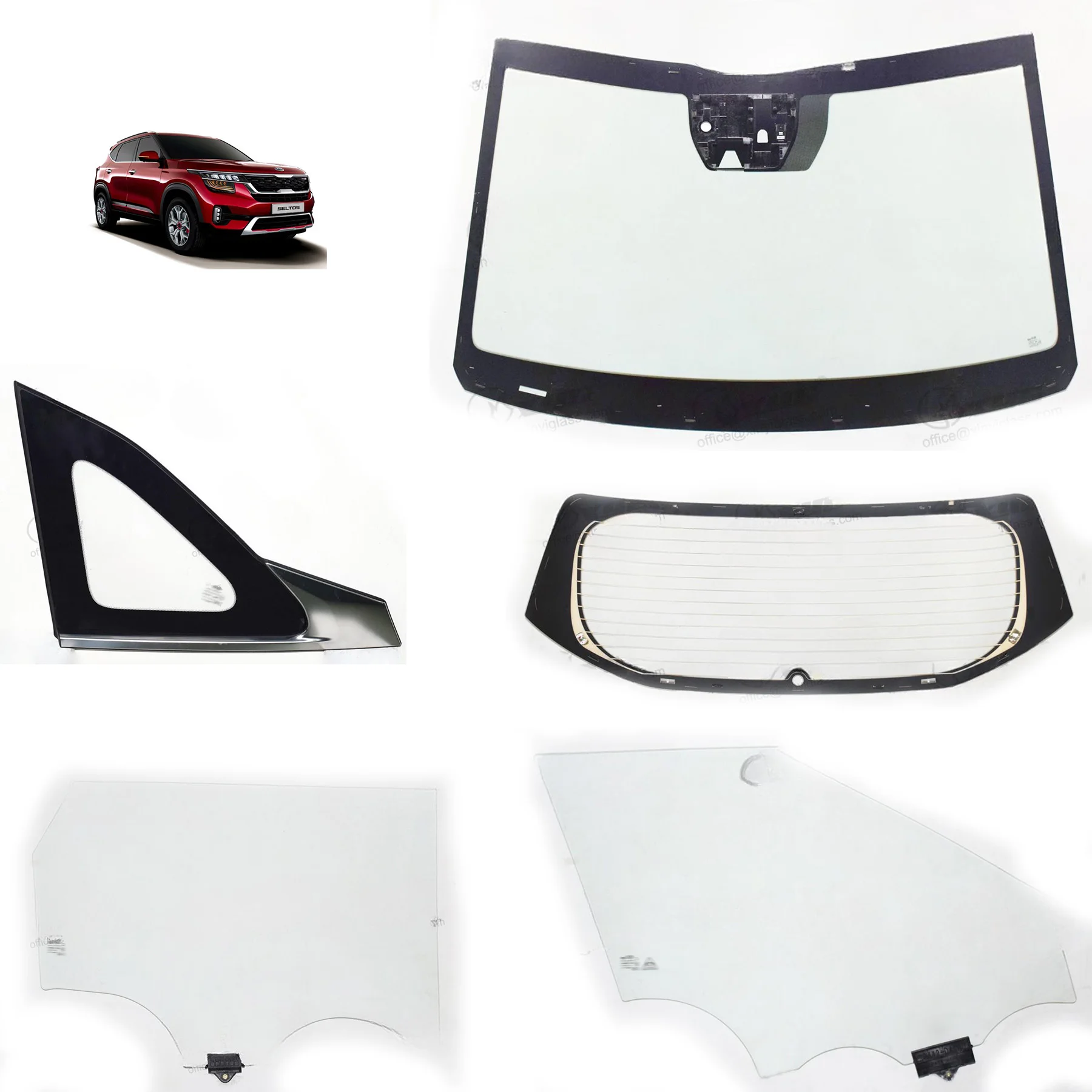 Kia Seltos Windshield Glass - Auto Glass for Repair/replace