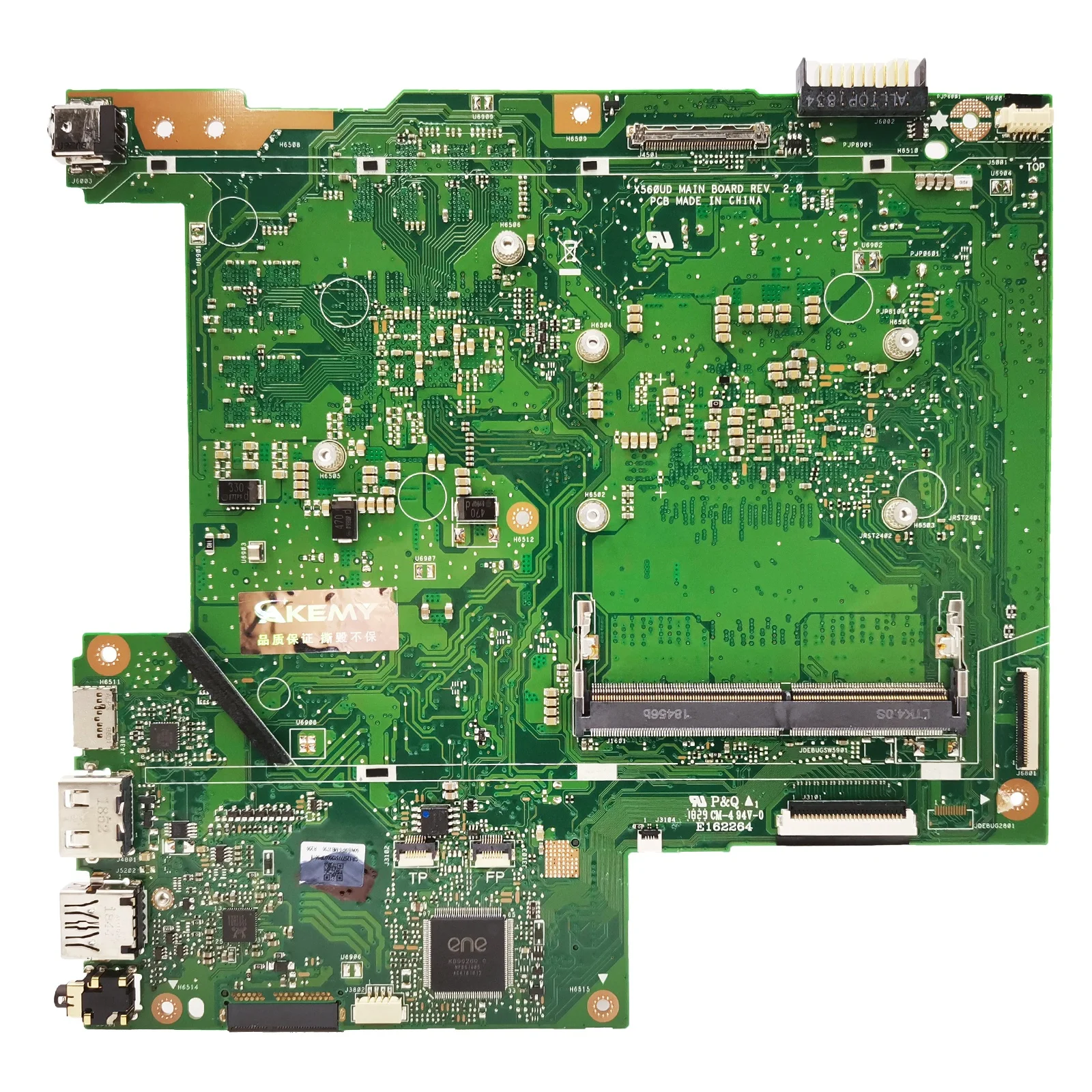 X560UD Mainboard for Asus VivoBook NX560UD, I5/I7 CPU Supported, DDR4 ...