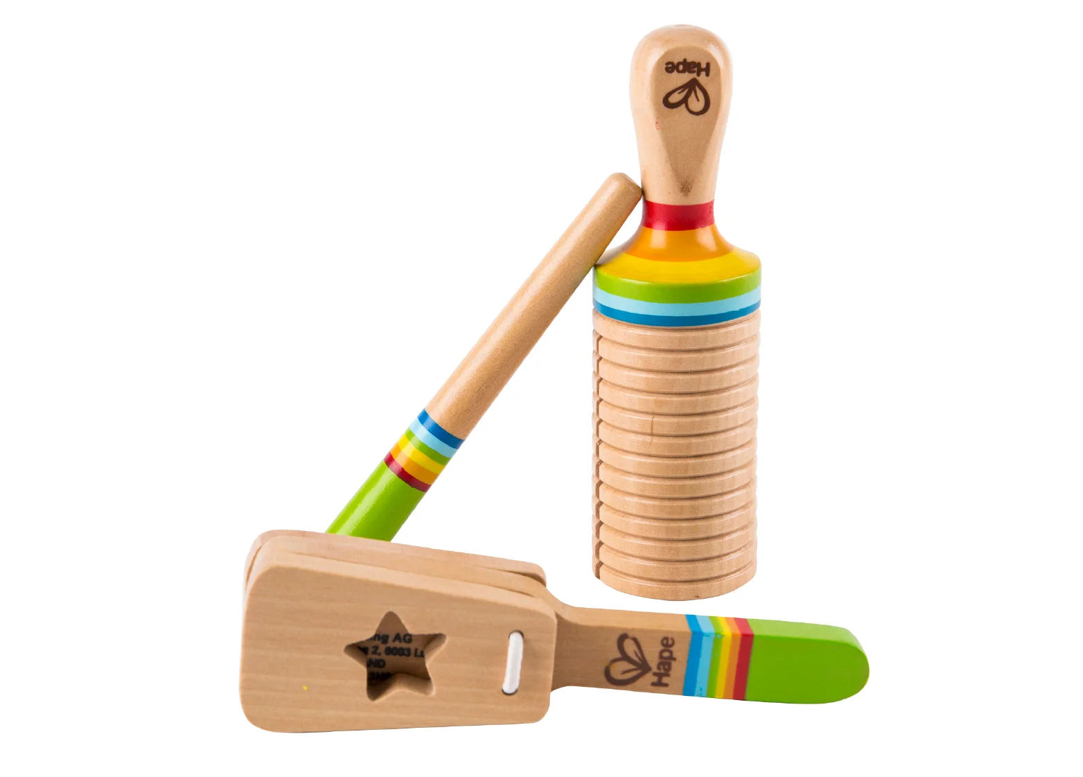 Hape Rhythm Set Natural Wooden Music Instrument Toy For Kids - Buy ...