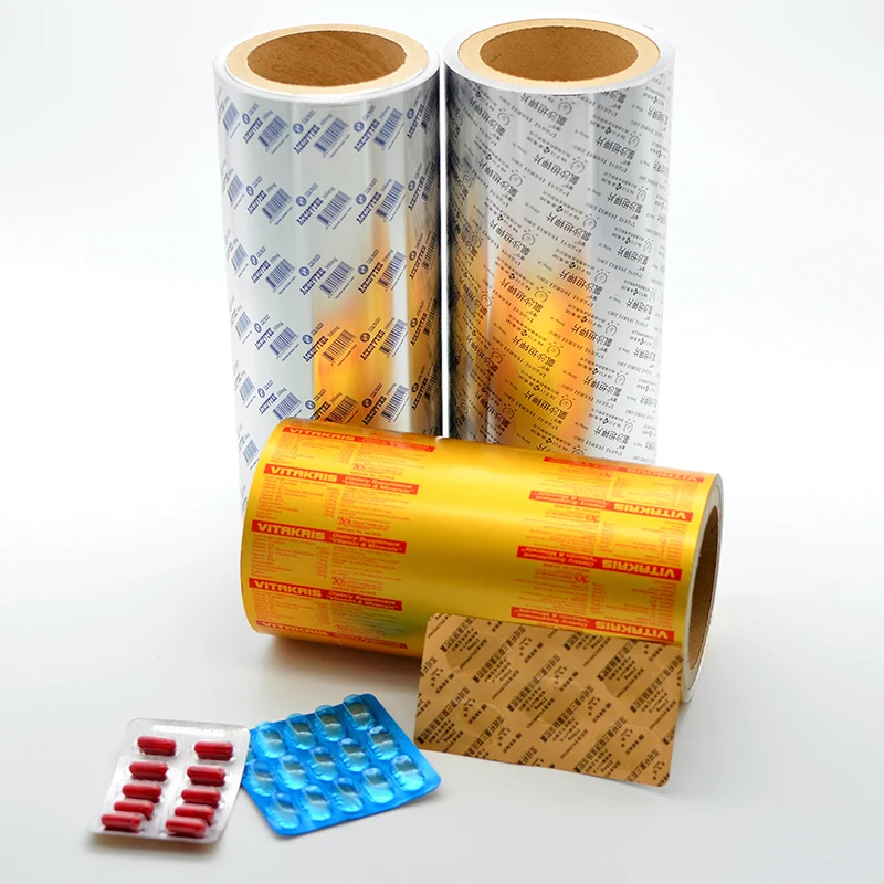 Roll Type Ptp Blister Aluminum Foil For Capsule Tablets Packaging - Buy ...