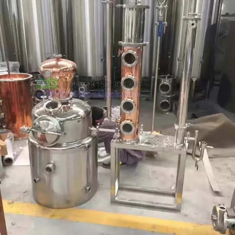 200L Copper Alembic Still Distillation Equipment for Whisky, Gin, Vodka ...