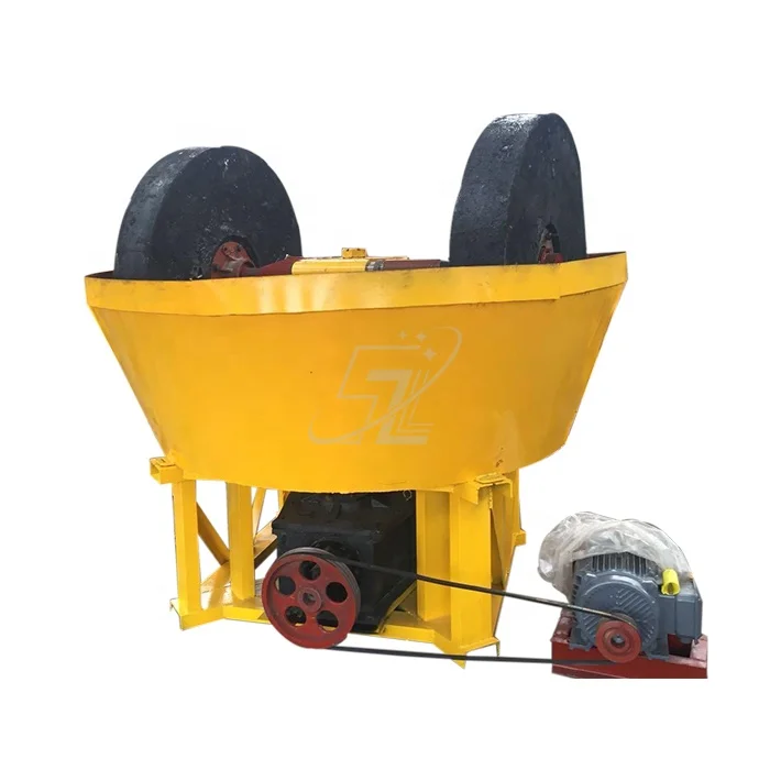 Shunzhi Floating Round Grinding Machine Wet Pan Mill For Ore ...