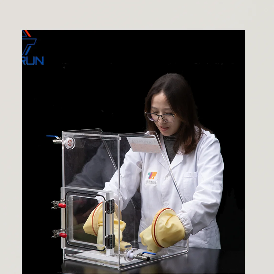 laboratory acrylic argon gas Inert atmosphere isolation Operation ...