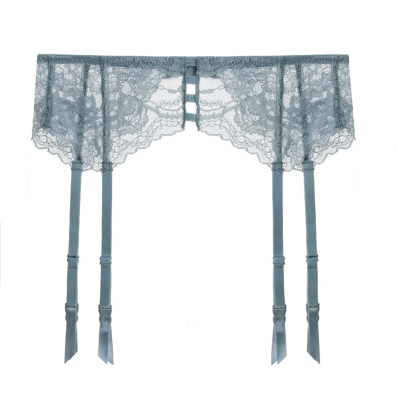 Vintage Adjust Girls Wearing Garter Belt With No Panties Japanese Lace