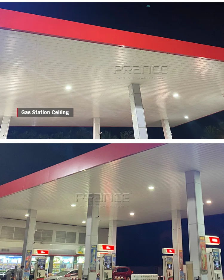 Commercial Space Aluminum Plank Ceiling - Metal S Strip