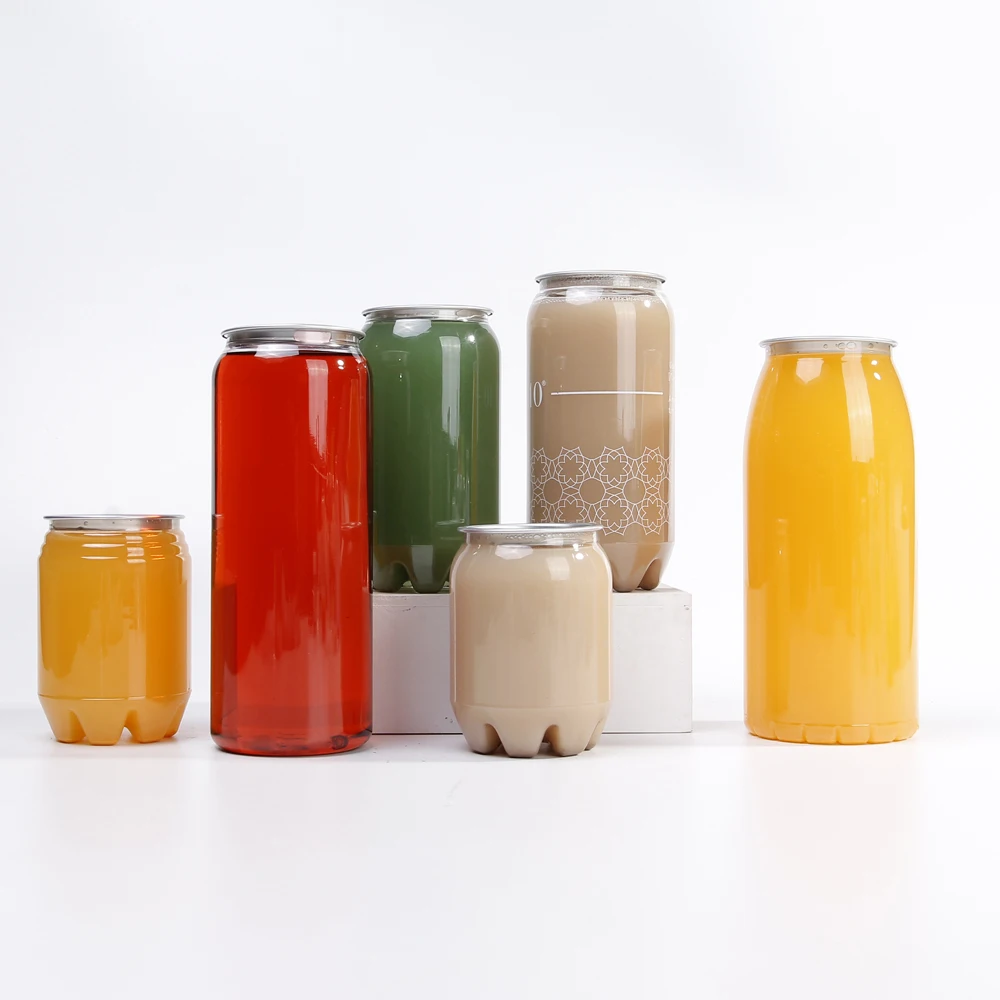 Cheap Price 8oz 12oz 16oz Easy Open Plastic Beverage Can,Plastic Can ...