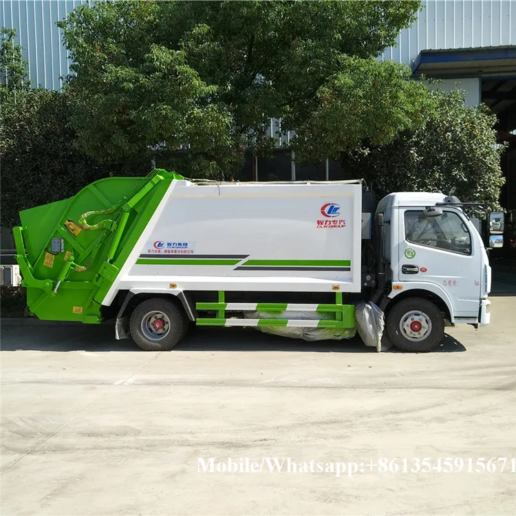 Dongfeng Garbage Truck Compression Refuse Collector Compact Garbage ...