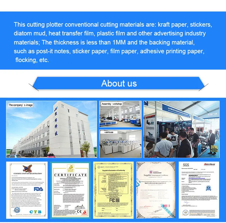 Cutting Plotter Laser for Sticker Paper Stencil - Jingwei