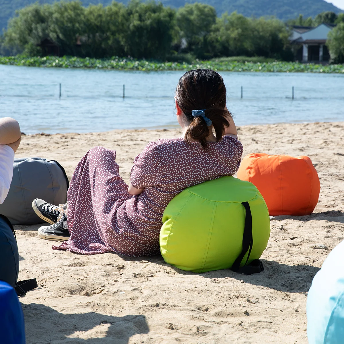 Outdoor Beach Bean Bag Sofa Waterproof Multifunctional for Summer ...