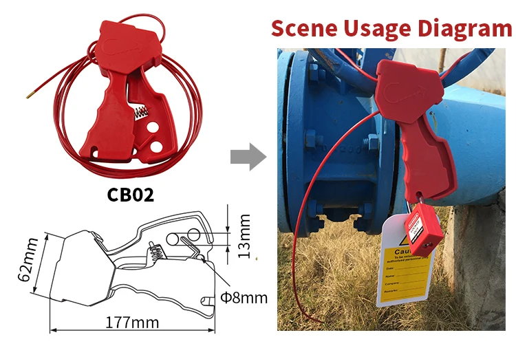 Adjustable Cable Lockout - Secure Your Assets Efficiently