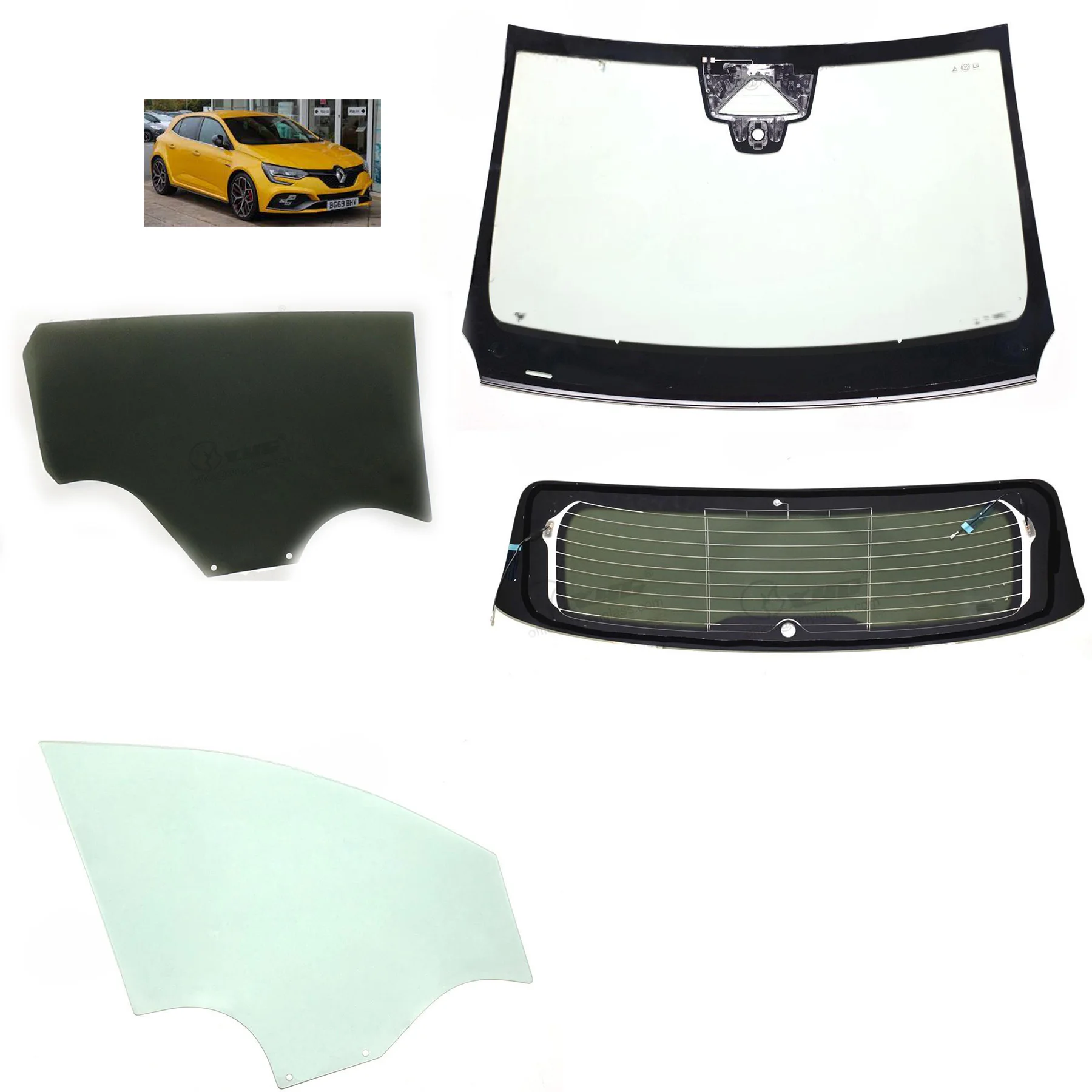 Renault Megane Windshield Glass Sunroof Car Glass Auto Glass Car Parts ...