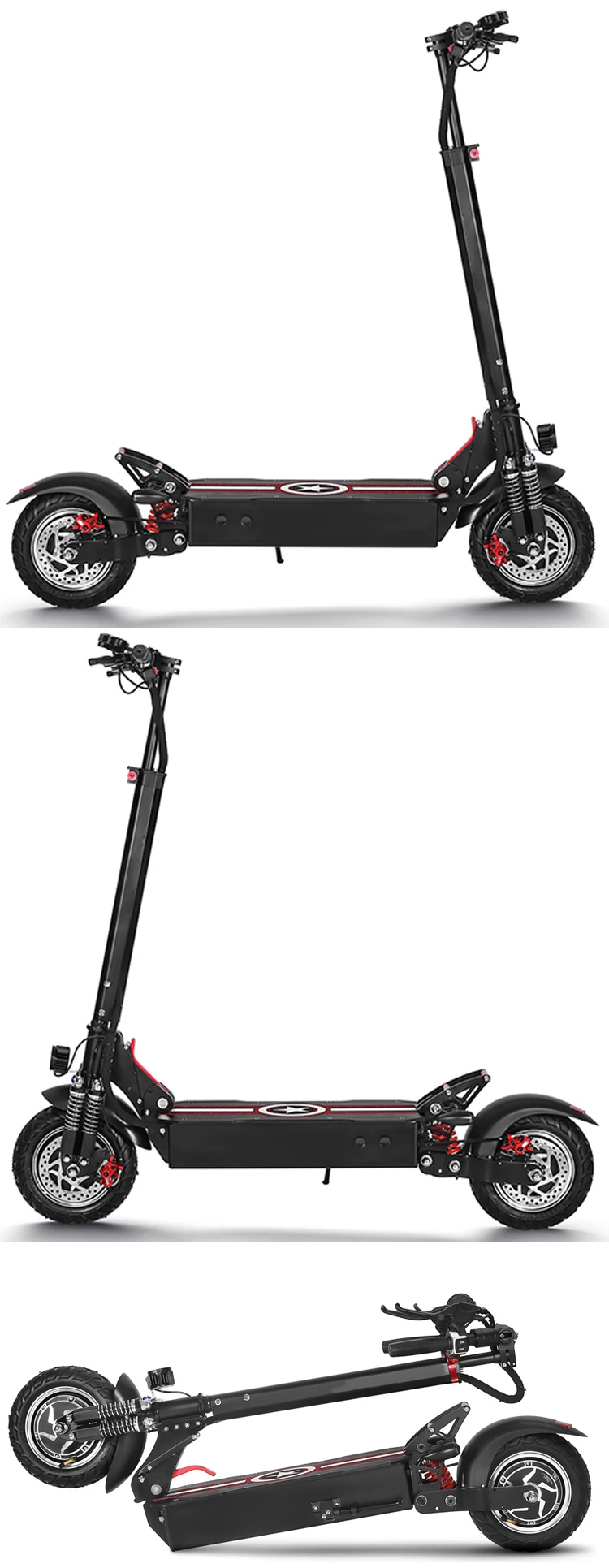 New Arrival 2000w Dual Motors Full Suspension Electric Scooter 3000 ...