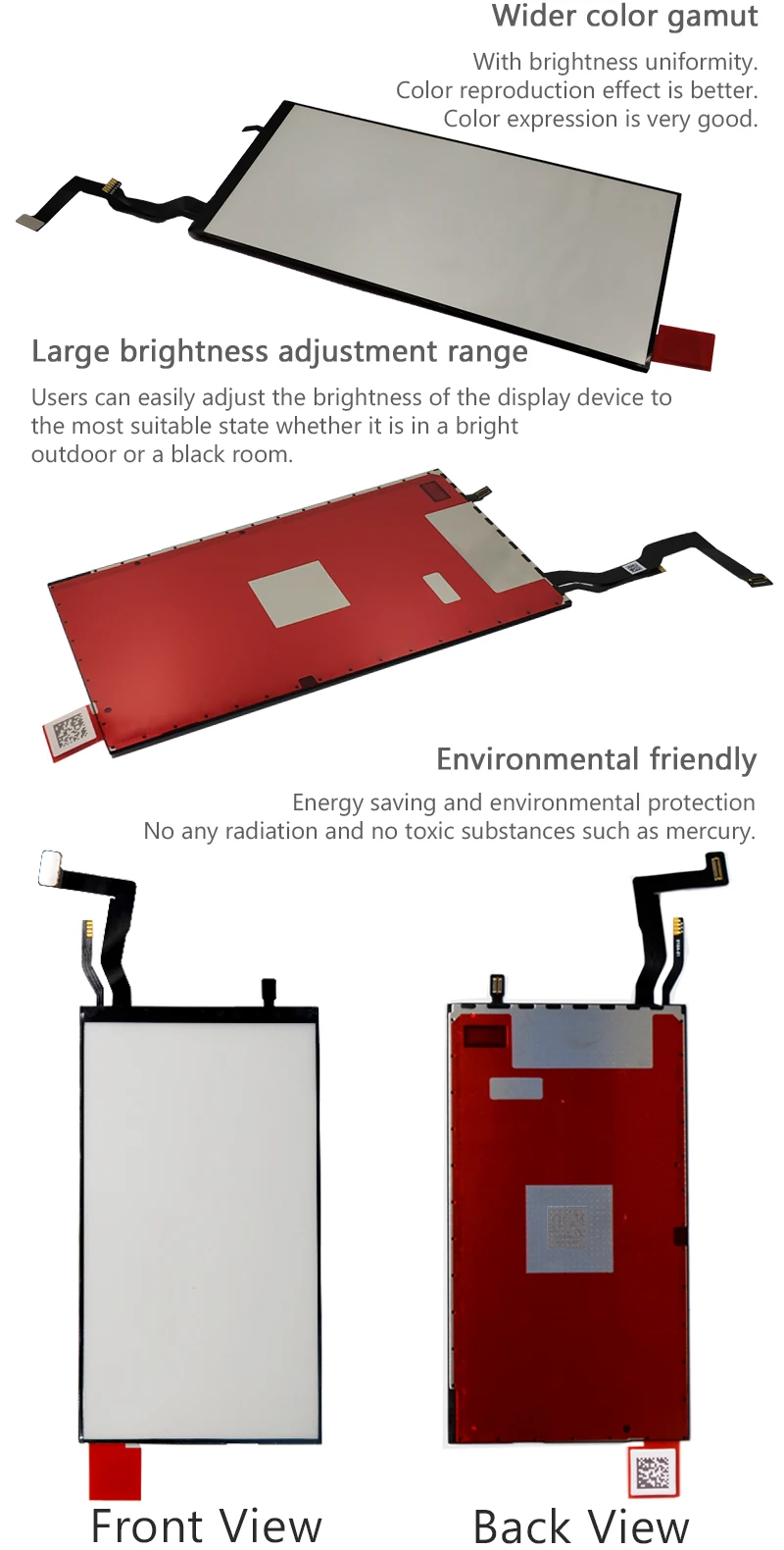 Cell Phone Backlight 7g Lcd Backlight For I 7 - Buy Cell Phone ...