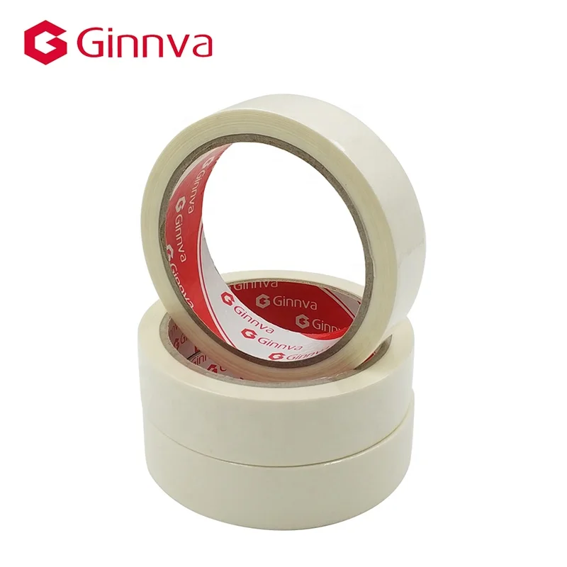 Ginnva White Color Masking Tape #308C - 12mm X 50M
