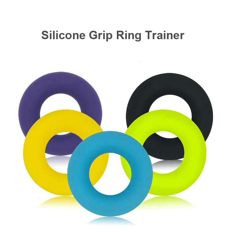 Silicone Hand Grip Strengthener Ring Home Fitness Trainer For Finger ...