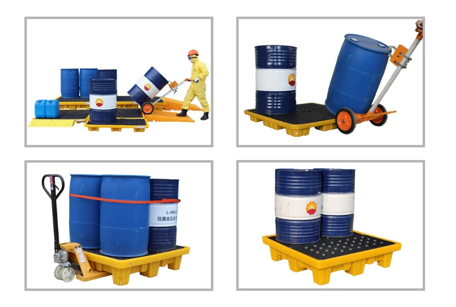 Ramps Spill Containment Pallets 1200 X 800 X 300 Mm Plastic Spill ...