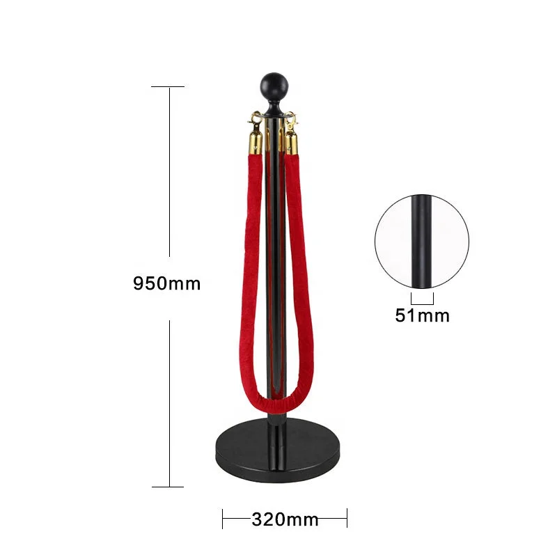 Red Queue Barrier Divider Stanchions Crowd Control Barrier Ropehemp ...