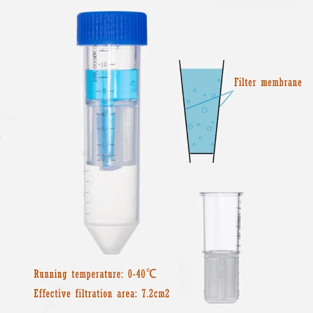 Lab Ultrafiltration Centrifuge Tube - 15ml Aqueous Phase PES Filter ...