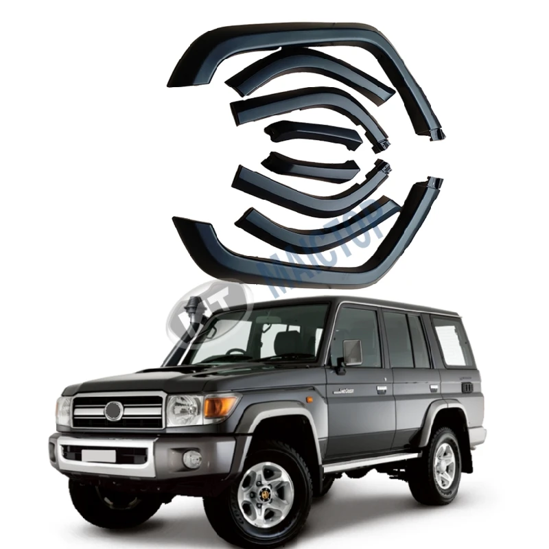 Maictop Car Accessories Abs Black Fender Flare For Land Cruiser 79 70 ...