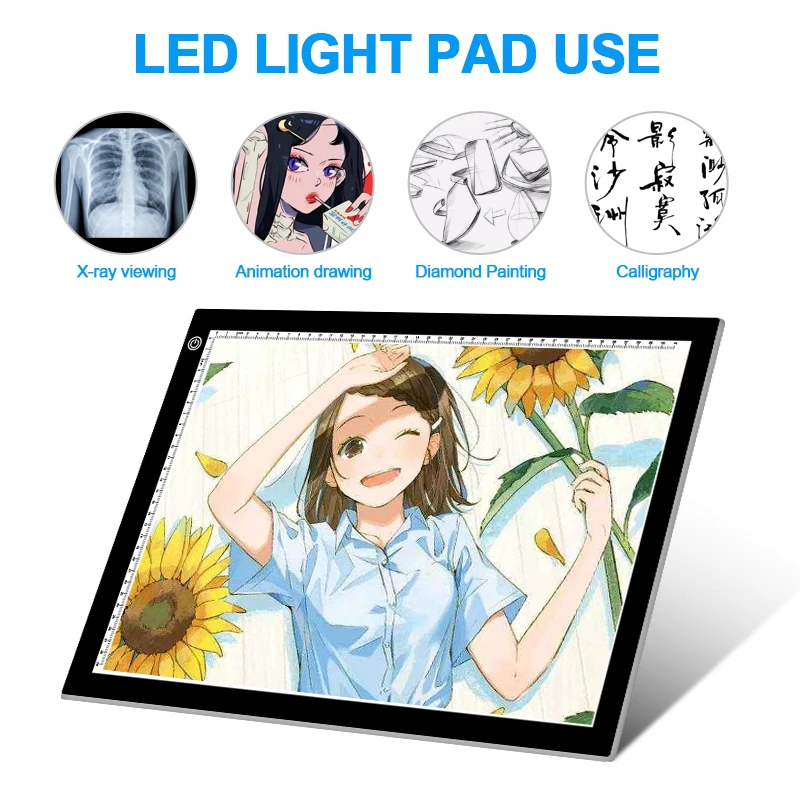 Customizable A3 A4 Led Light Box For Design & Logo Lighting, Oem