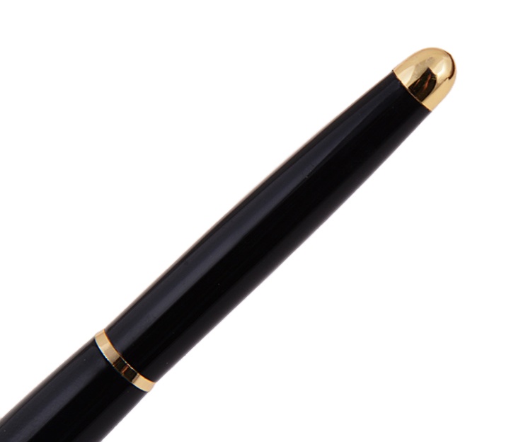 Bank Table Metal Black Pen Funnel Set - Desk Pen Organizer