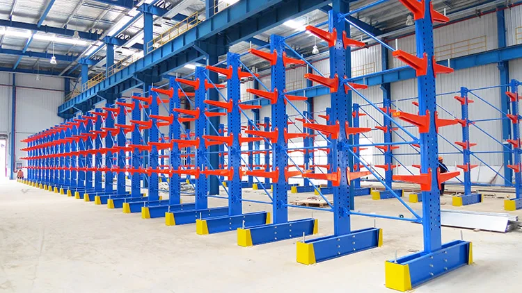 Heavy Duty Cantilever Racks Beam Racking for Steel Tube Storage ...