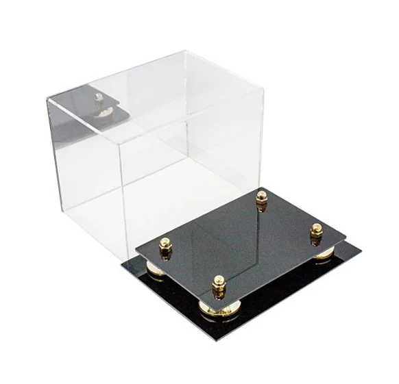 Custom Clear Acrylic Display Cases For Mini Football Helmet Showing Box ... Custom Clear Acrylic Display Cases For Mini Football Helmet Showing Box ...