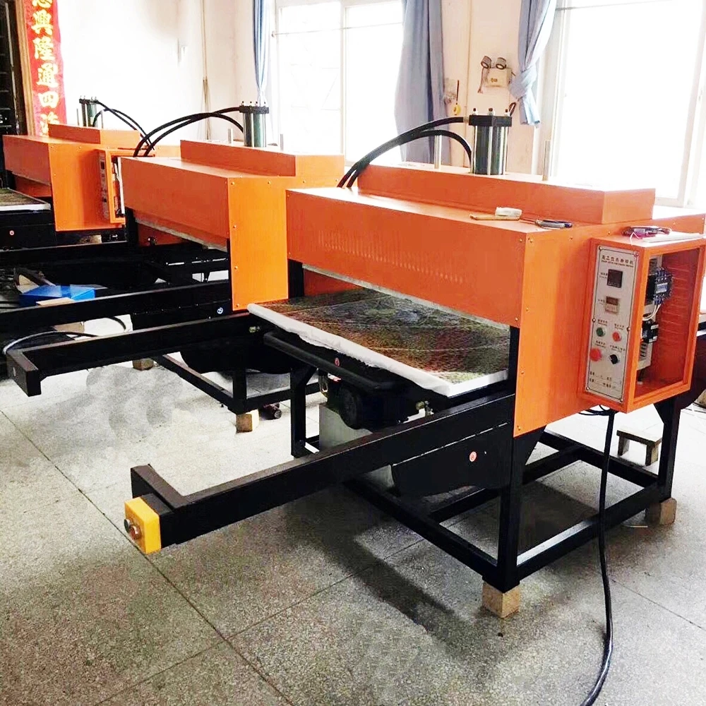 Big Size 100x120cm Hydraulic Heat Press Machines 2 Working Stations ...