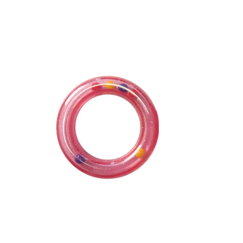 Clear Colorful Beads Insert Portable Infant Baby Toys