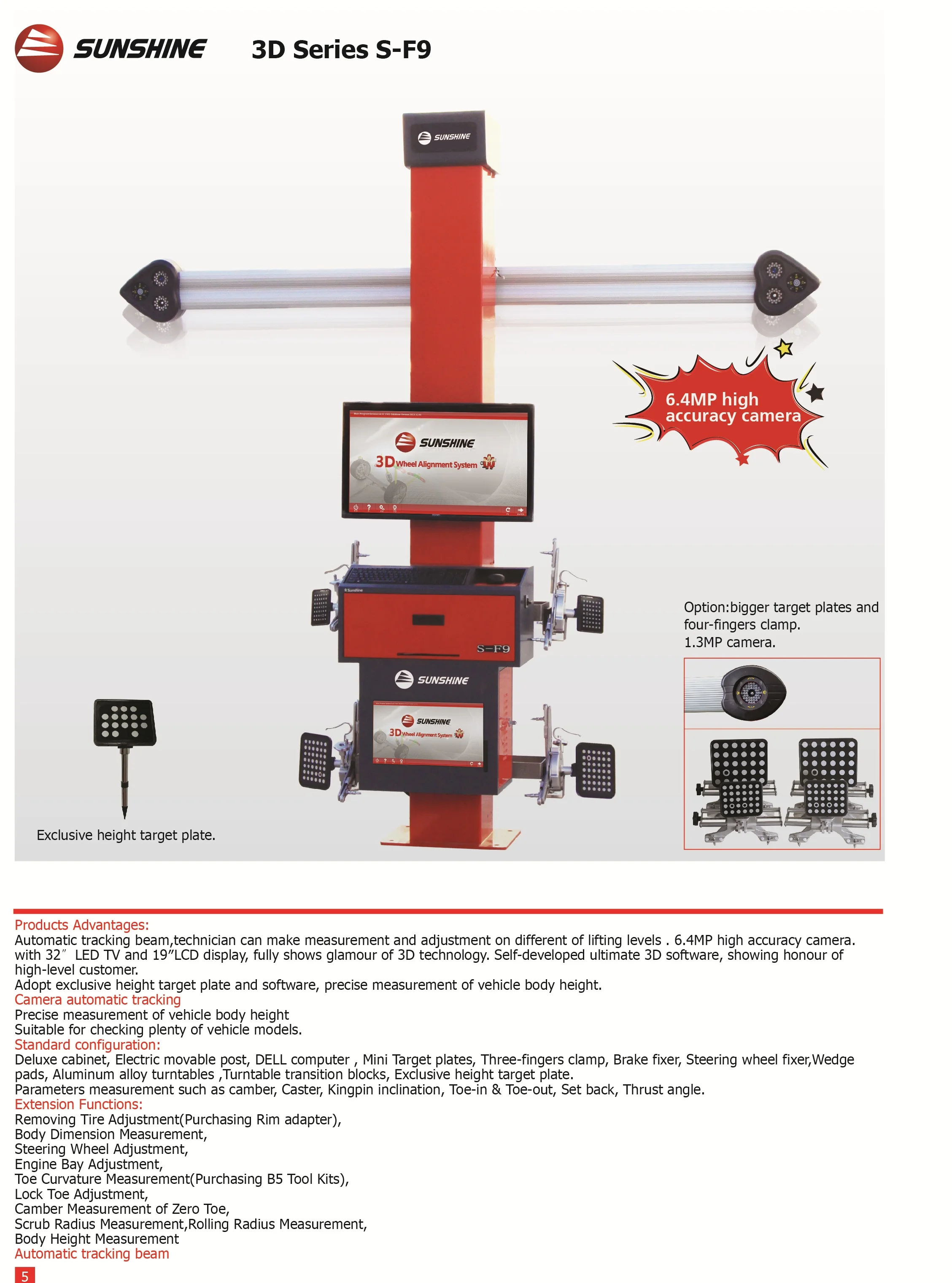 3D Wheel Aligner - Sunshine Alignment, Top Automatic Model