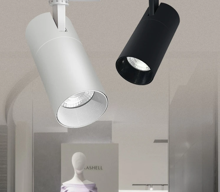 220V Highlight Led COB Surface Mounted Track Light Spotlights Downlight ...