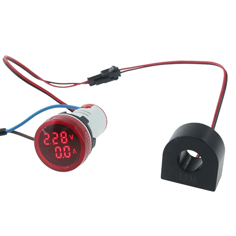AD101-22VAM Red Voltage and Ampere Meter - Reliable & Durable