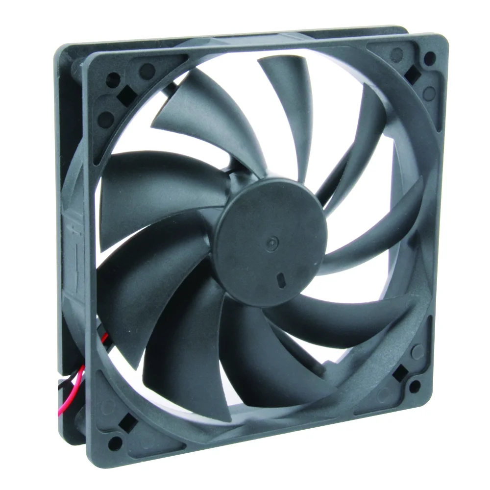 12v 0.28a Dc Axial Fan Sleeve Bearing 2000rpm Speed 120mm 12025 Dc ...