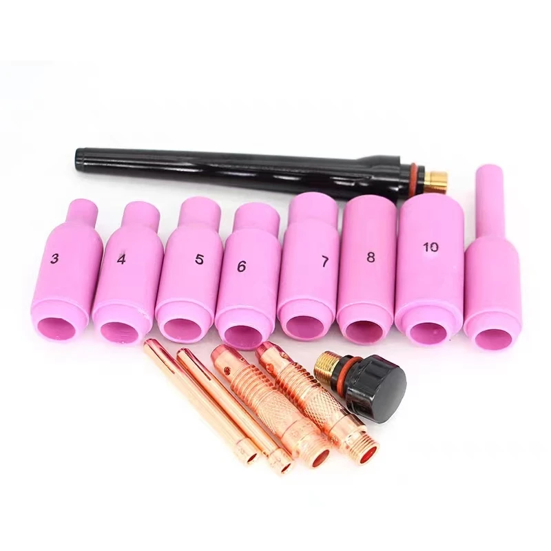 Tig Welding Torch Wp17 Wp18 Wp26 Consumables Ceramic Nozzle Gas Lens ...