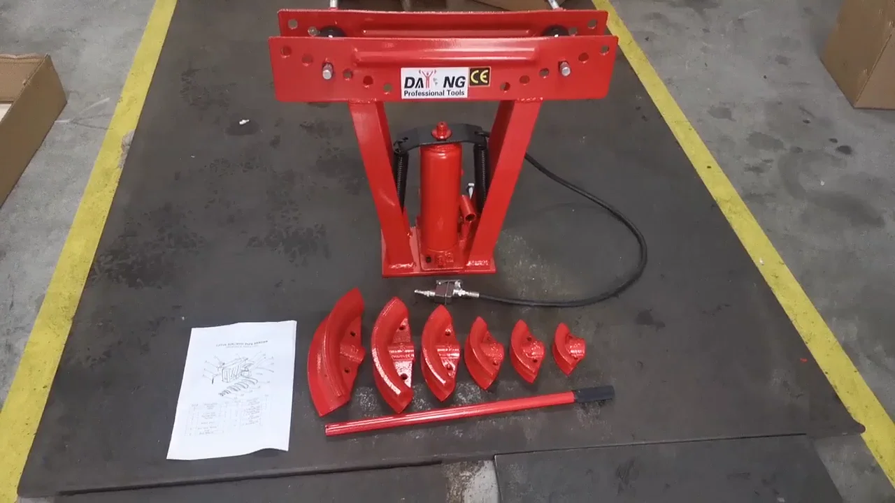 12 Ton Air Manual Pipe Bender Hydraulic Hand - Buy Pipe Bender ...