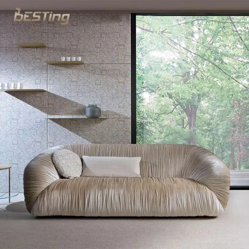 Luxury Italian Design Fabric Sofa - Perfect for Living Room