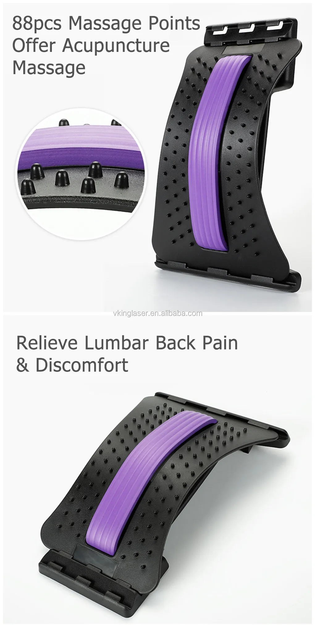 Lumbar Spine Traction Device Lumbar Vertebra Correction Massager Back ...