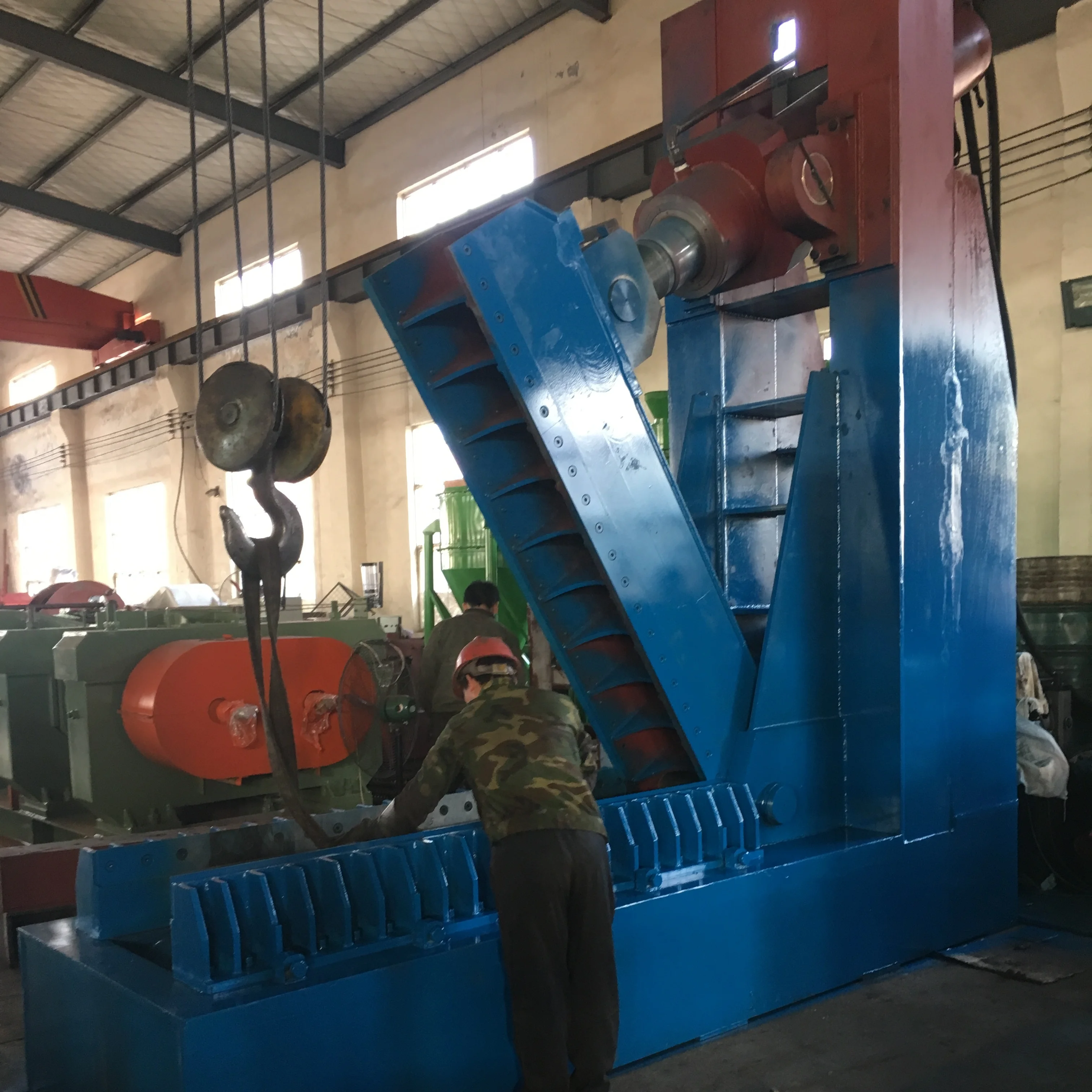 Otr Tyre Cutter For Freely Size Chips,Up To Cutting 4 Meter Large Tyre ...